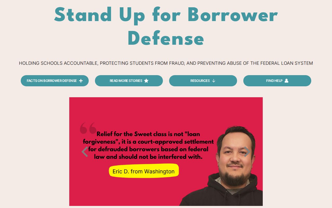 Stand Up for Borrower Defense